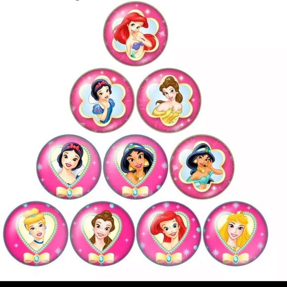 Accessories | Disney Princess Cabochon Earrings Pierced Or Clipon ...